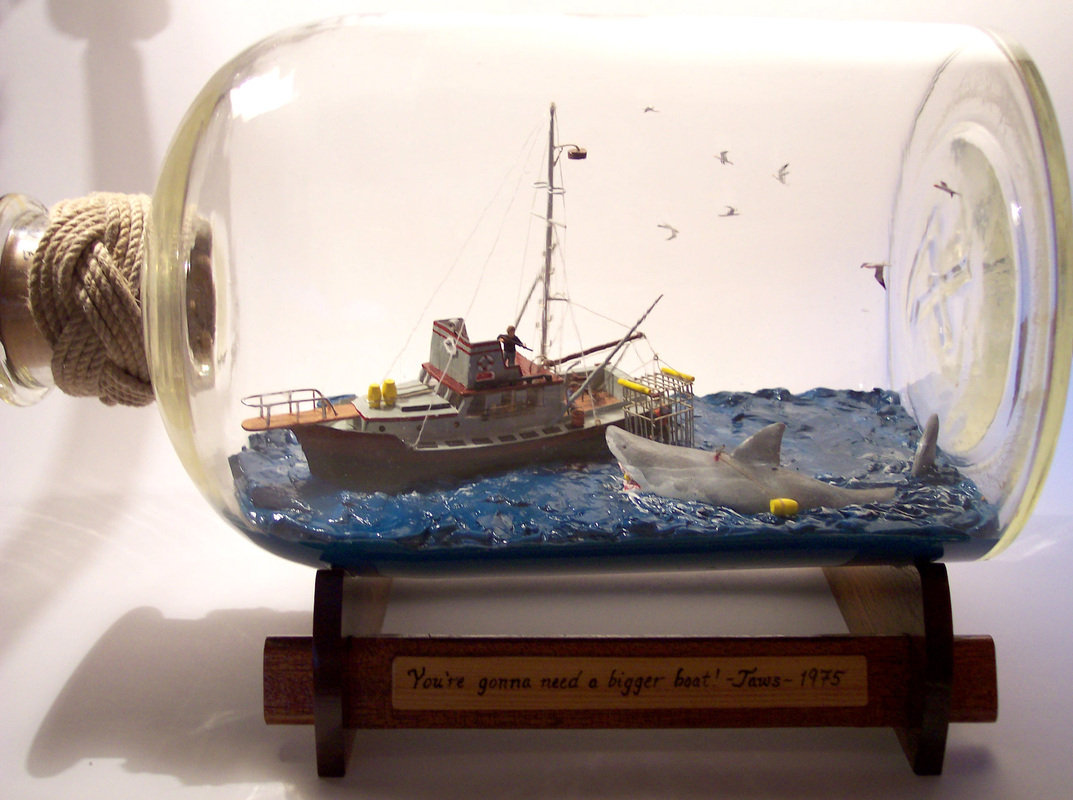 JAWS Fans: Check Out This Very Special Ship-In-A-Bottle Project… | CHUD.com